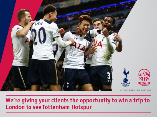 How Would Your Client s Feel To Get The Chance To Go To London To See Tottenham Hotspur AIA how-would-your-client-s-feel-to-get-the-chance-to-go-to-london-to-see-tottenham-hotspur-aia
